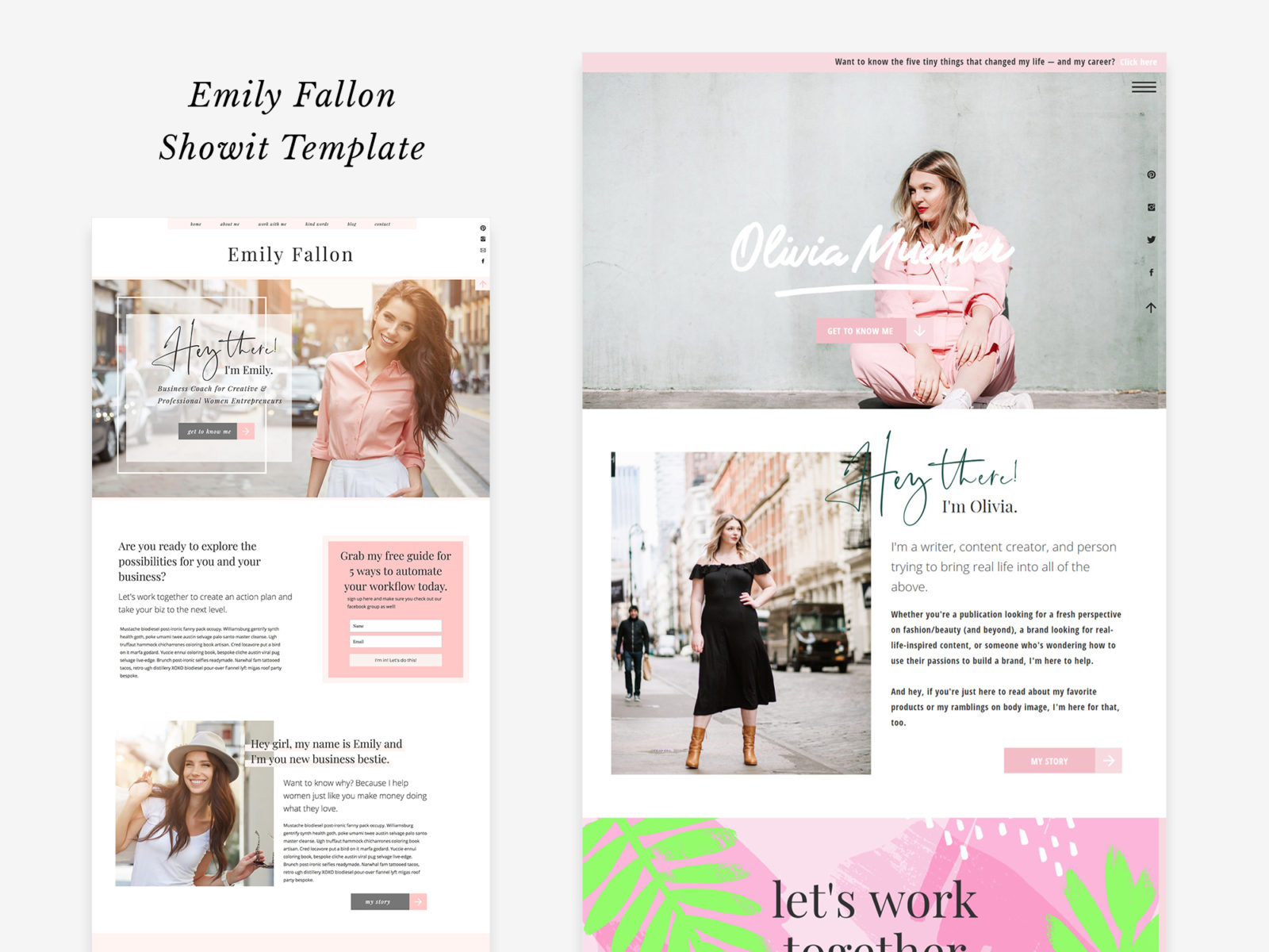 3 Things To Do Before Choosing a Showit Template