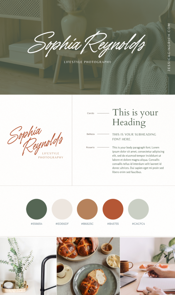 Free Brand Kit of The Month: Sophia