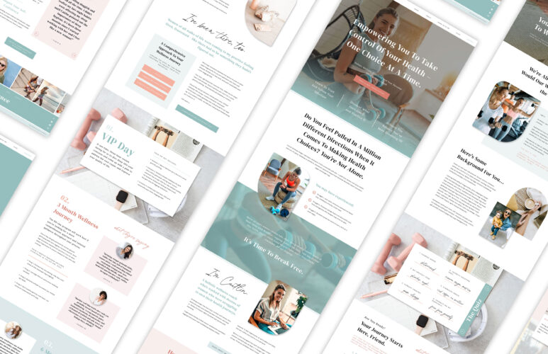 The Caitlin Renee Showit Template Showcase